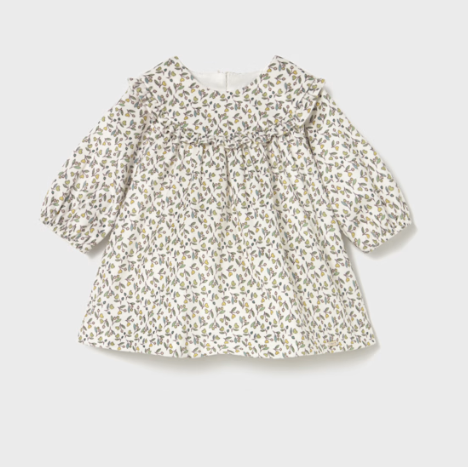 Mayoral Baby Girl Printed Velvet Dress – Liberty Roe